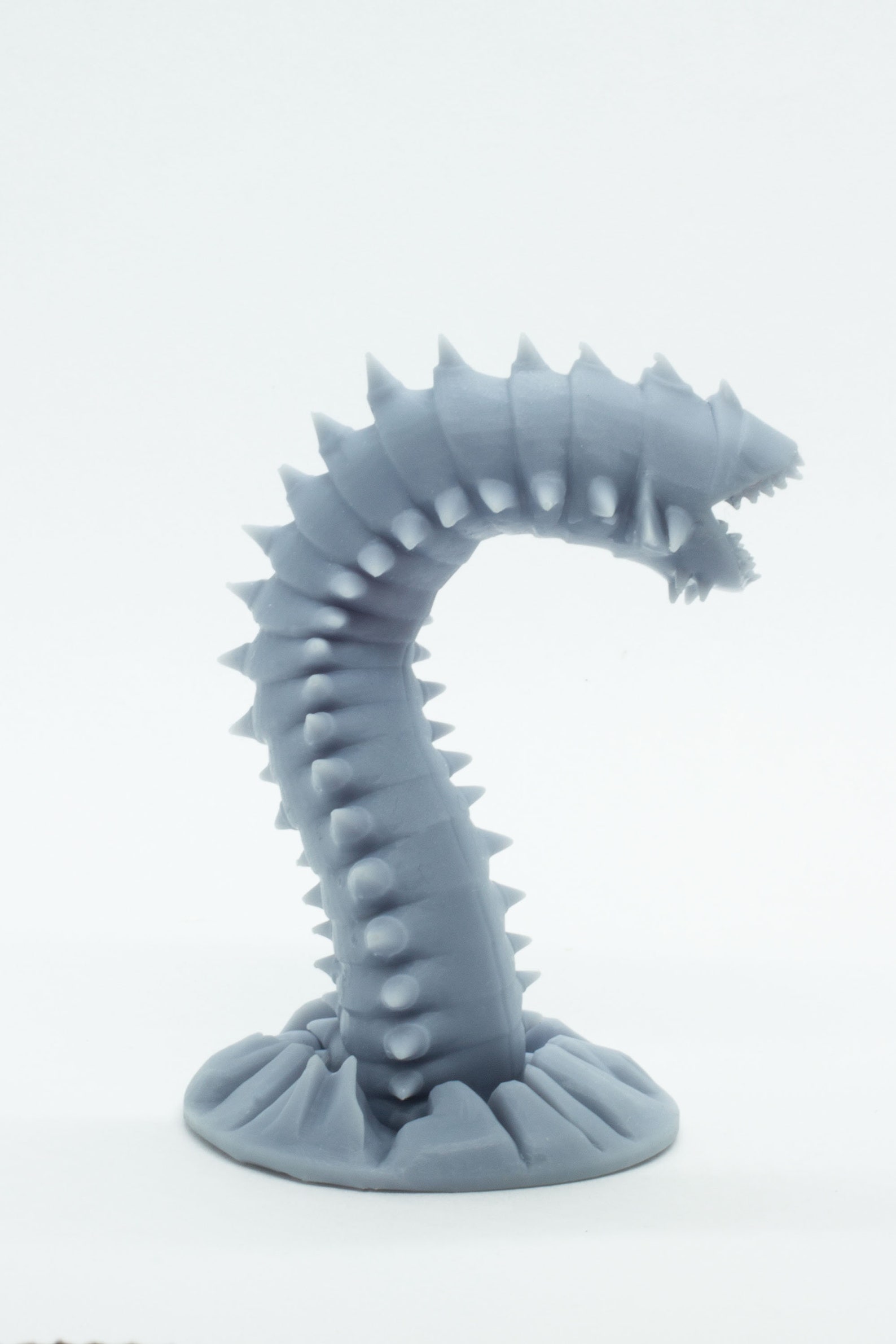 Purple Worm Giant Worm Miniature DND Tabletop | Etsy