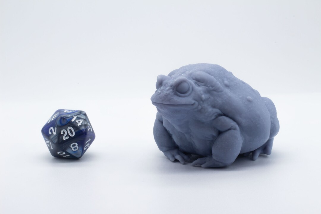Fat Toad - Miniature - DND - Tabletop - Etsy