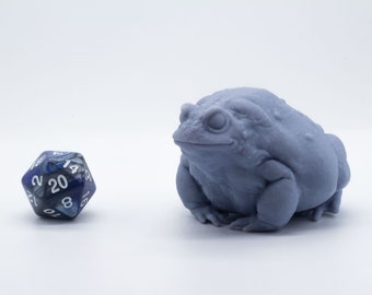 Giant Toad Miniature Tabletop RPG Miniature Lord of the - Etsy