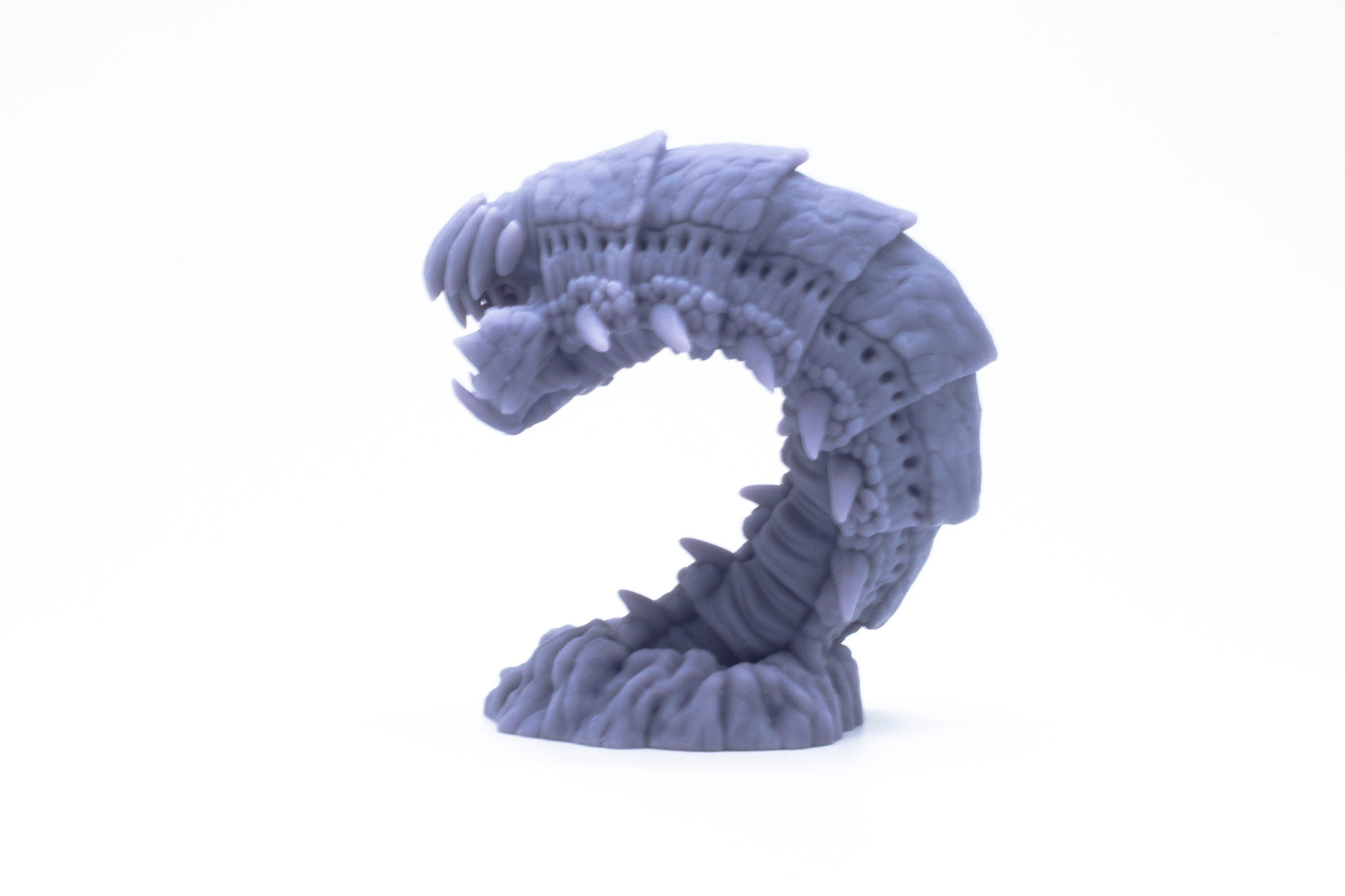 Mountain Purple Worm Miniature Tabletop Collectable - Etsy