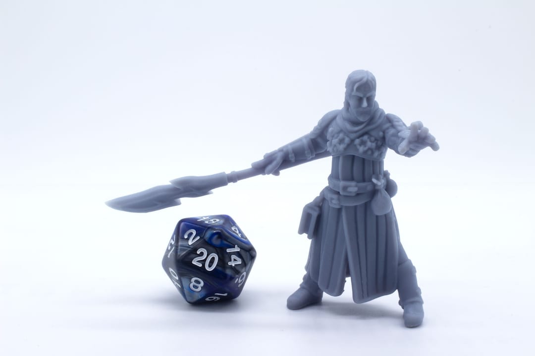 Male Cleric Miniature DND Tabletop - Etsy