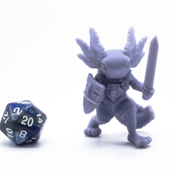 Dnd Miniature Axolotl - Etsy