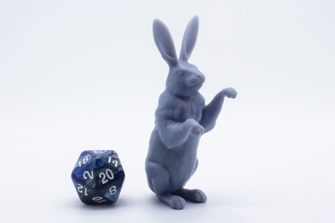 Boxing Hare - Miniature - DND - Tabletop - Collectable - Etsy