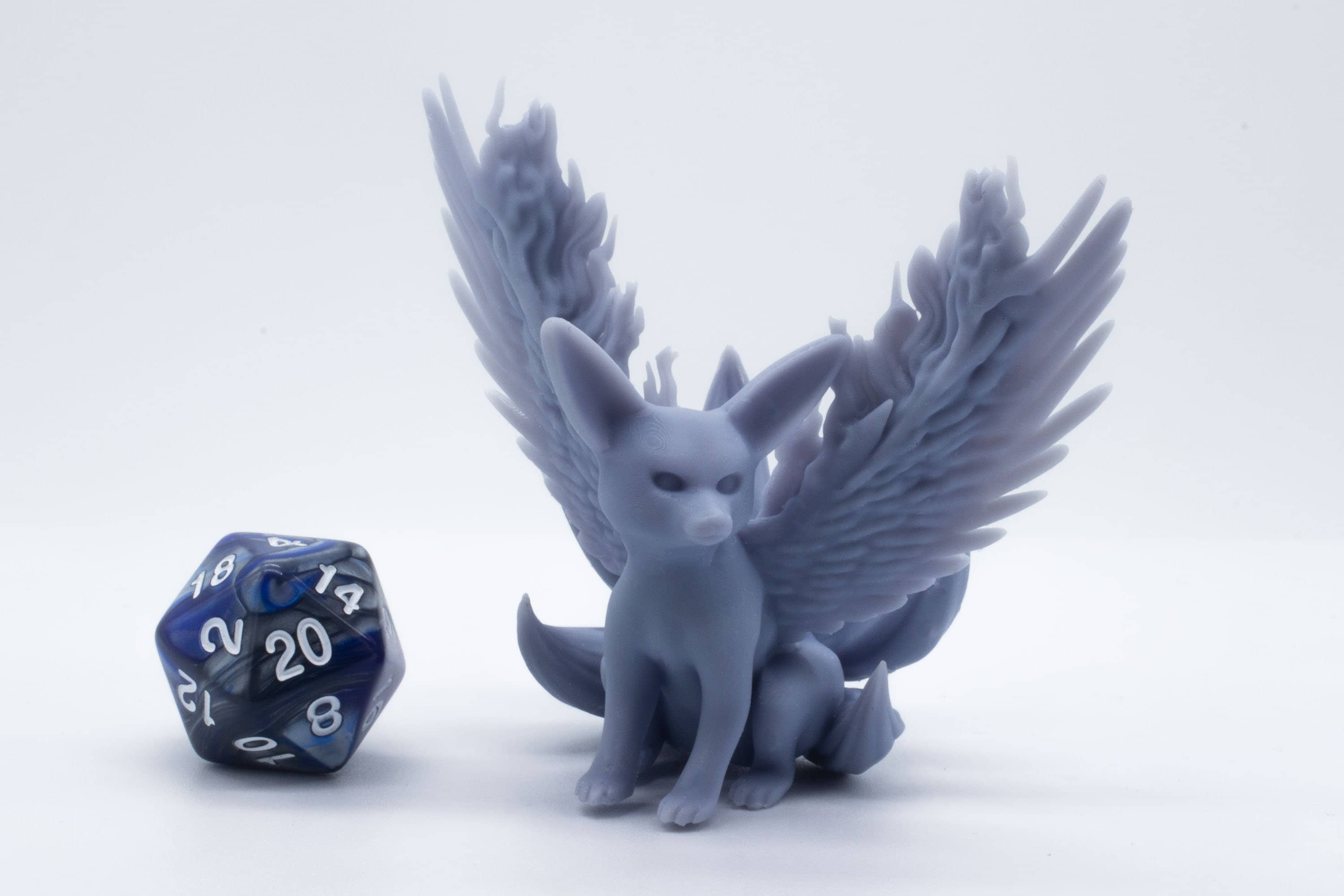 Fire Imbued Fennec Fox - Miniature - DND - Tabletop - Etsy UK