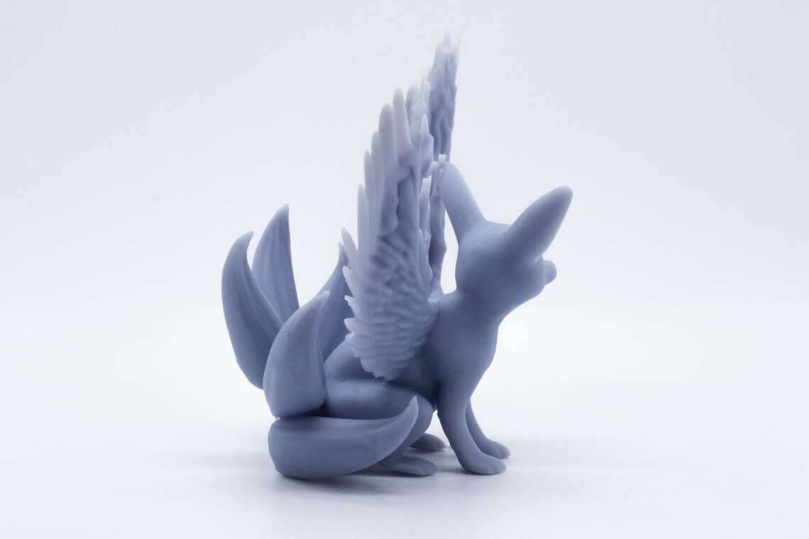 Fire Imbued Fennec Fox Miniature DND Tabletop - Etsy UK