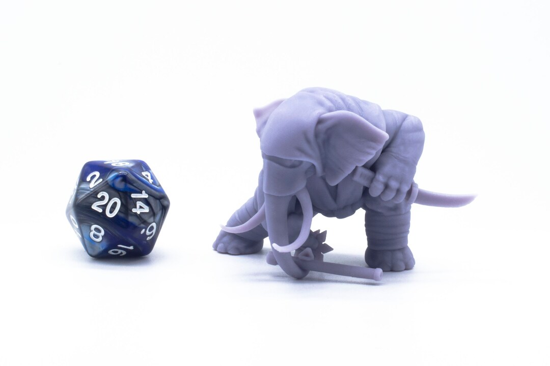Loxodon (elephant) Ninja - Miniature - Tabletop - Collectable - Figure ...