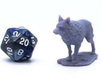 Dnd Wolf Miniature - Etsy