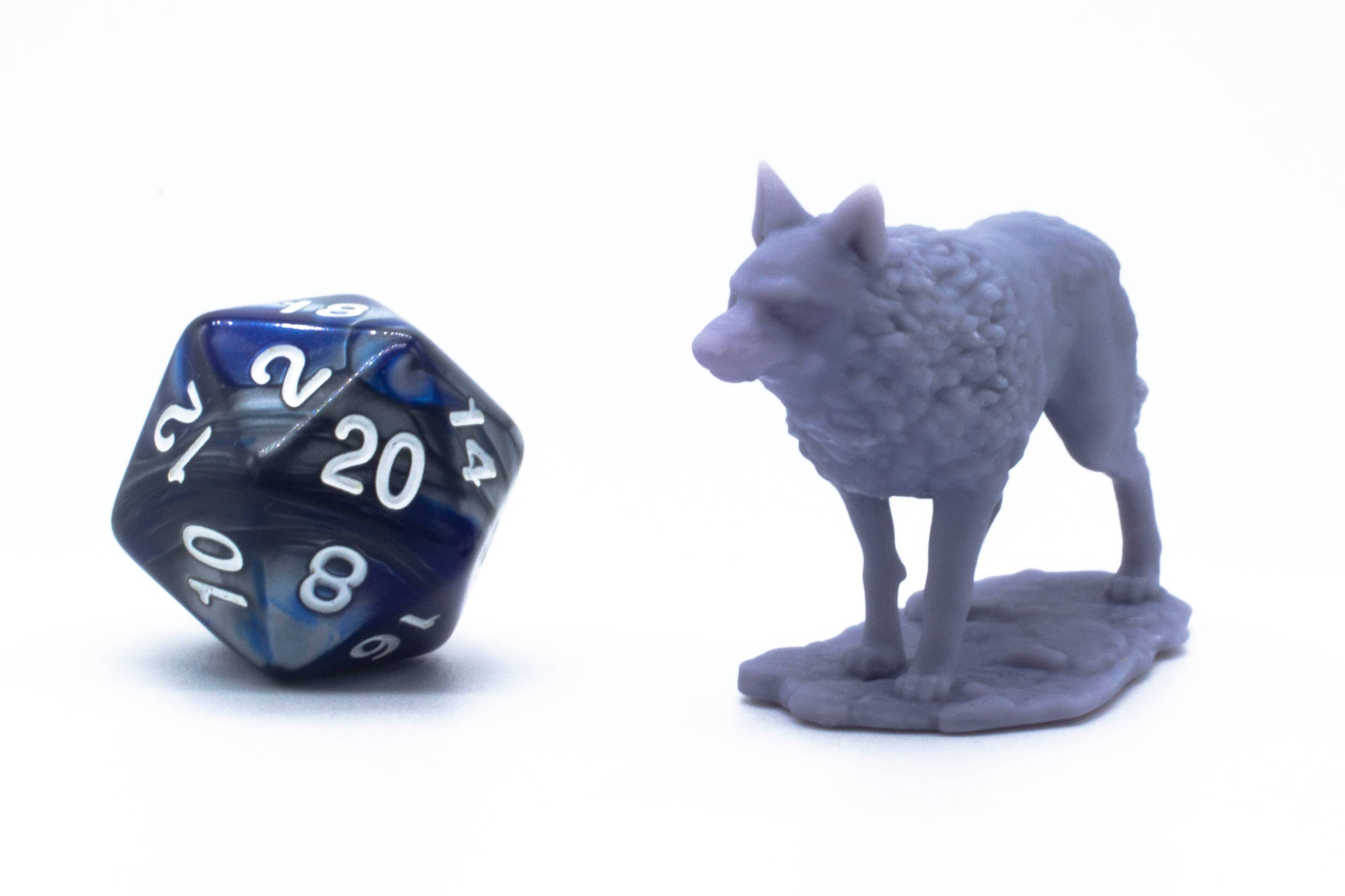 Inquisitive Wolf - Miniature - DND - Tabletop - Etsy
