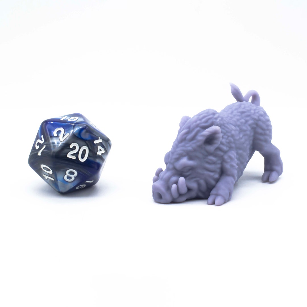Snuffling Boar - Miniature - DND - Tabletop - Etsy
