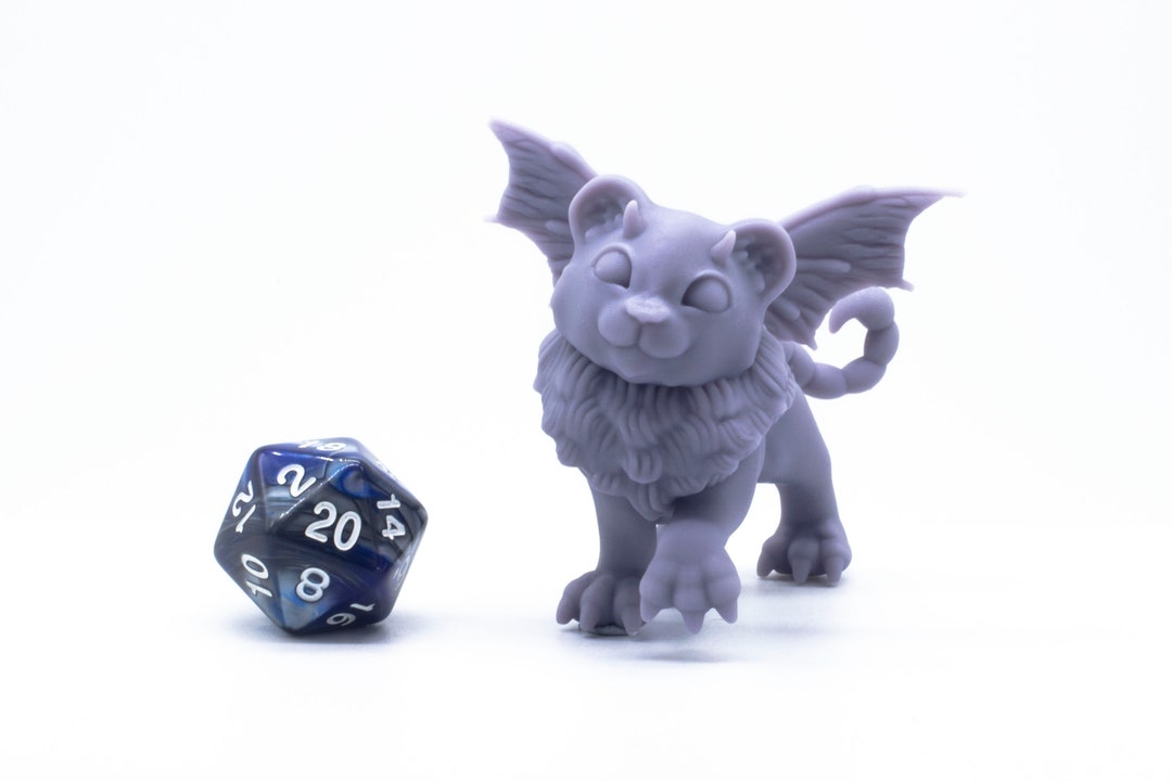 Baby Manticore Miniature Tabletop Collectable Figure RPG - Etsy