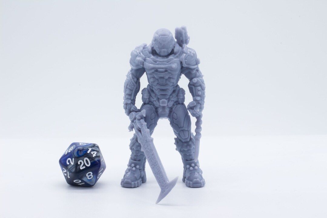Doom Guy Figure - Miniature - Tabletop - Collectable - Etsy