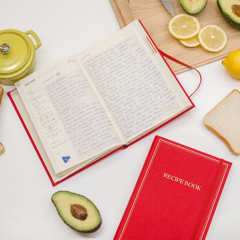Blank Recipe Book - Etsy