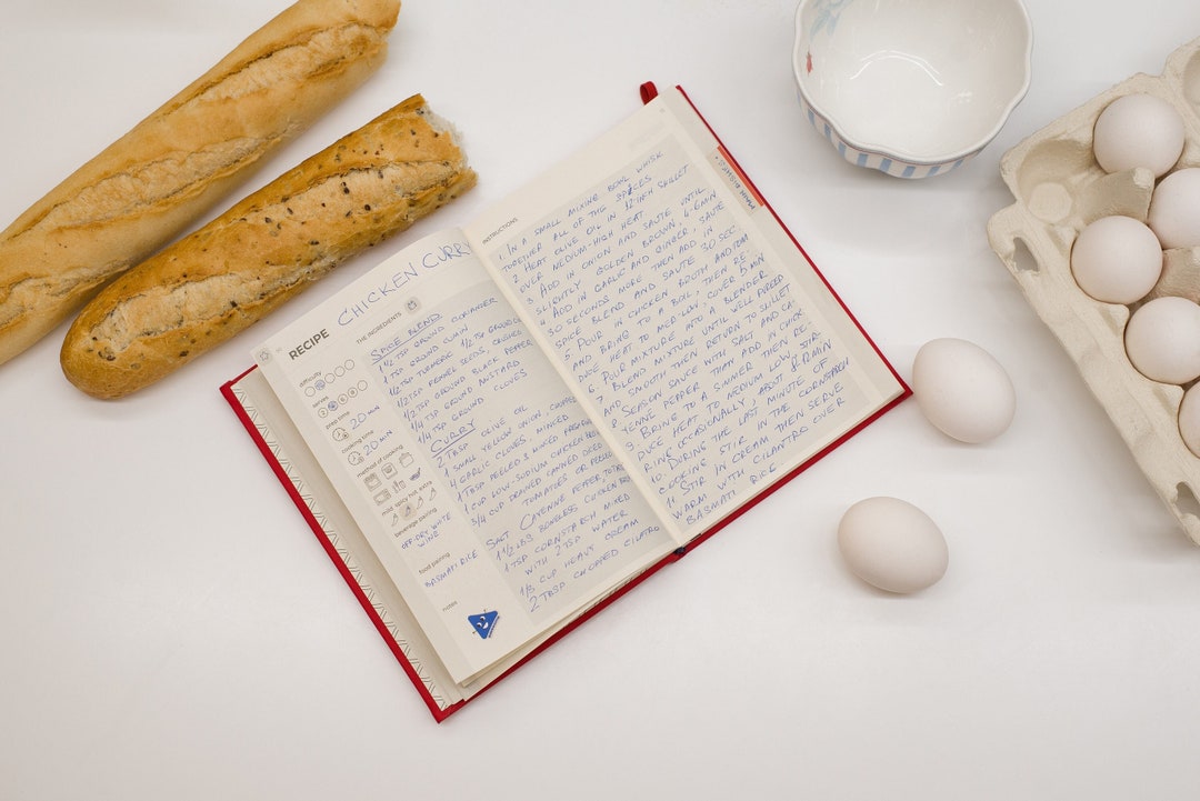 Blank Recipe Book With 304 Pages Custom Recipes Journal - Etsy