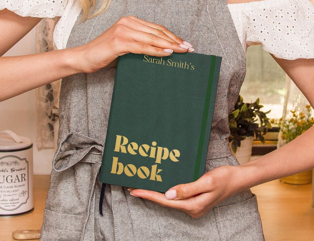 Hardcover Family Recipe Book Custom Journal Blank Cookbook - Etsy