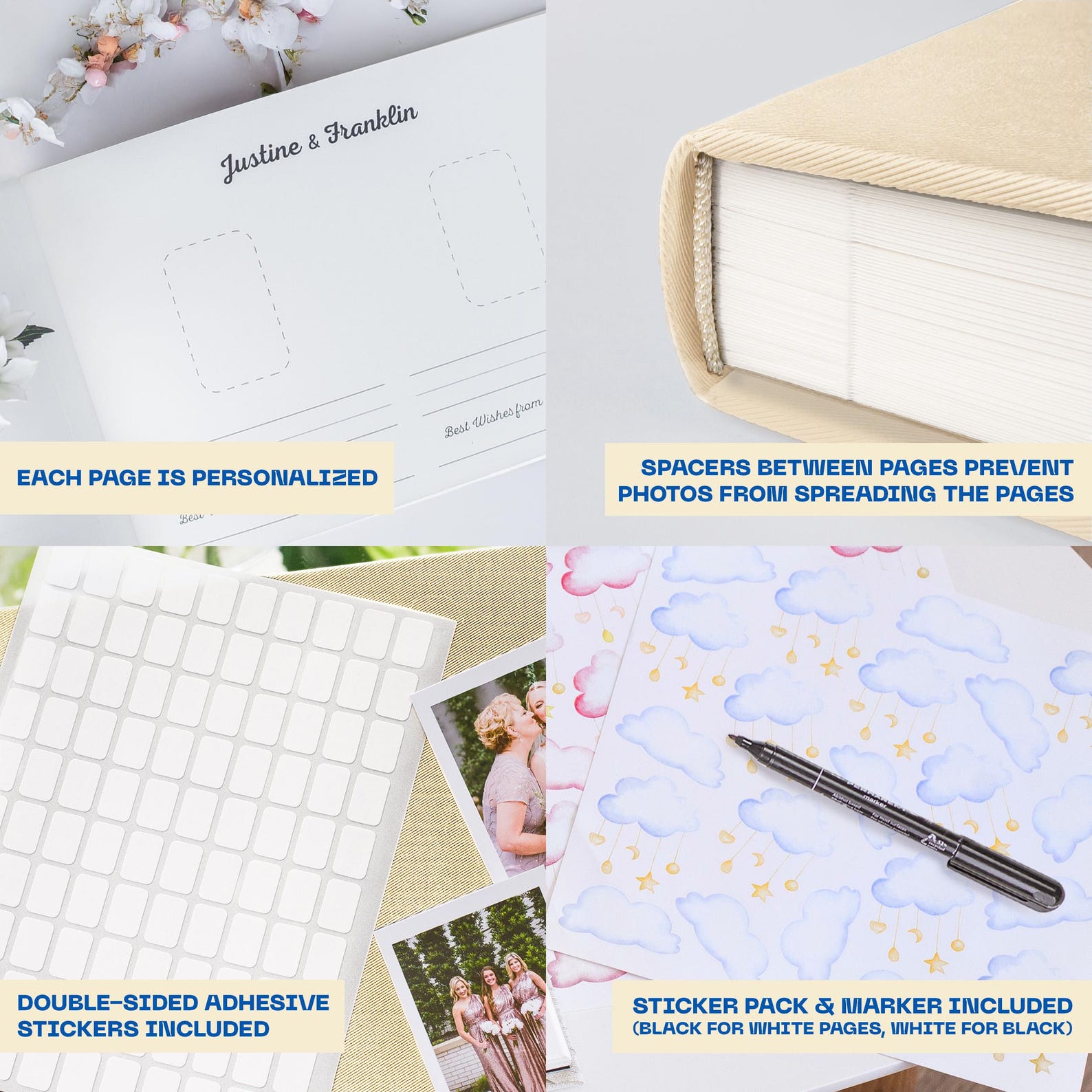 Guess the Gender Polaroid Guest Book, Baby Memory Book Sign, Baby ...