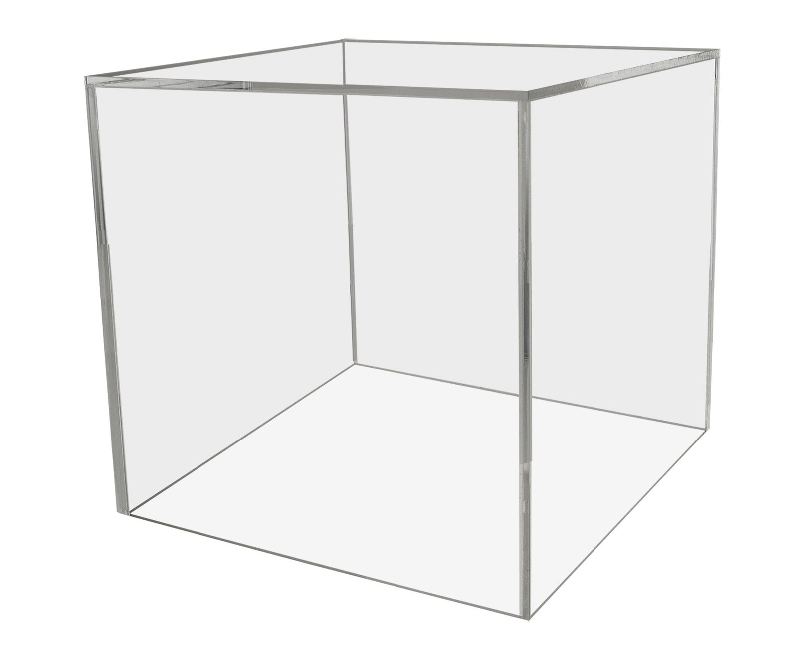 Clear Acrylic Pedestal 5 Sided Cube - Etsy