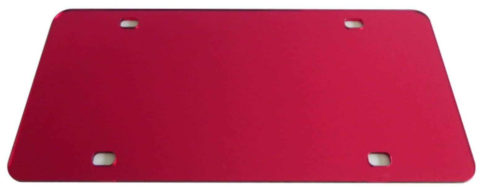 Mirror License Plate Acrylic Blank DIY Select From Several - Etsy