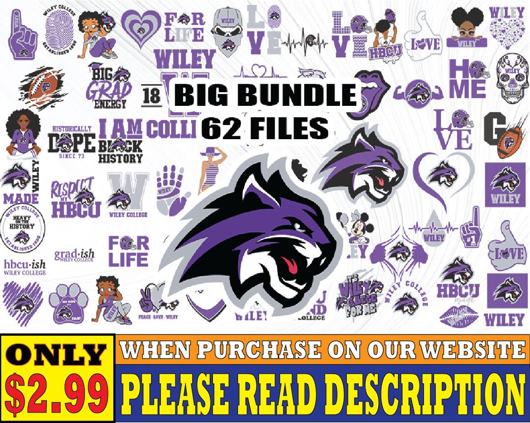 Wiley College Svg HBCU Svg Collections HBCU Svg Football - Etsy