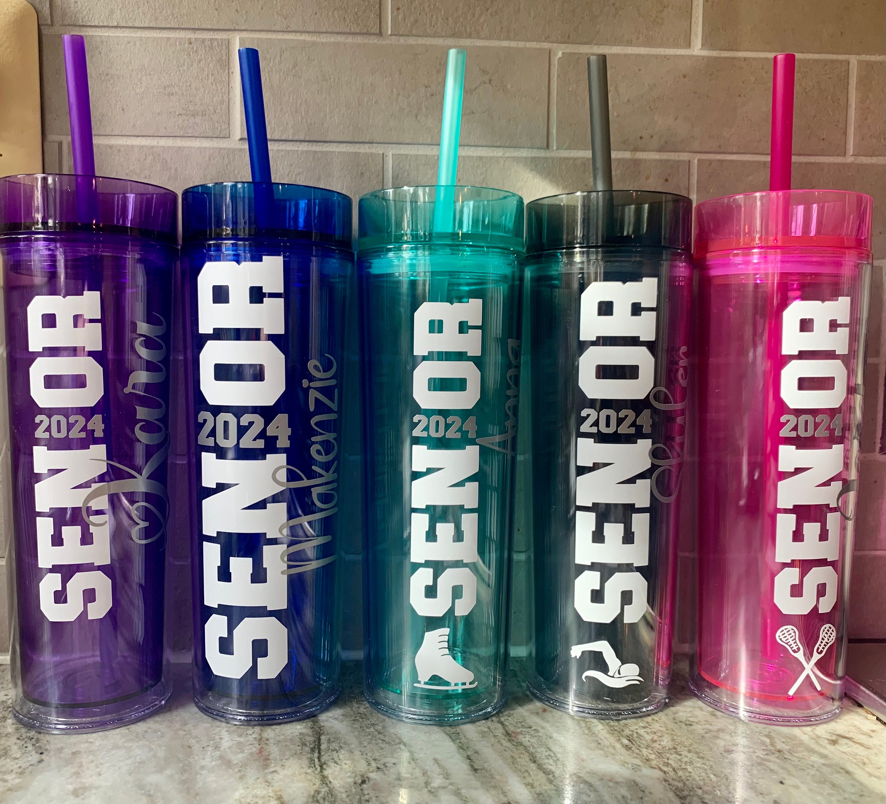 Senior Graduation Tumbler, Graduation Cups, Sports Senior Tumbler ...