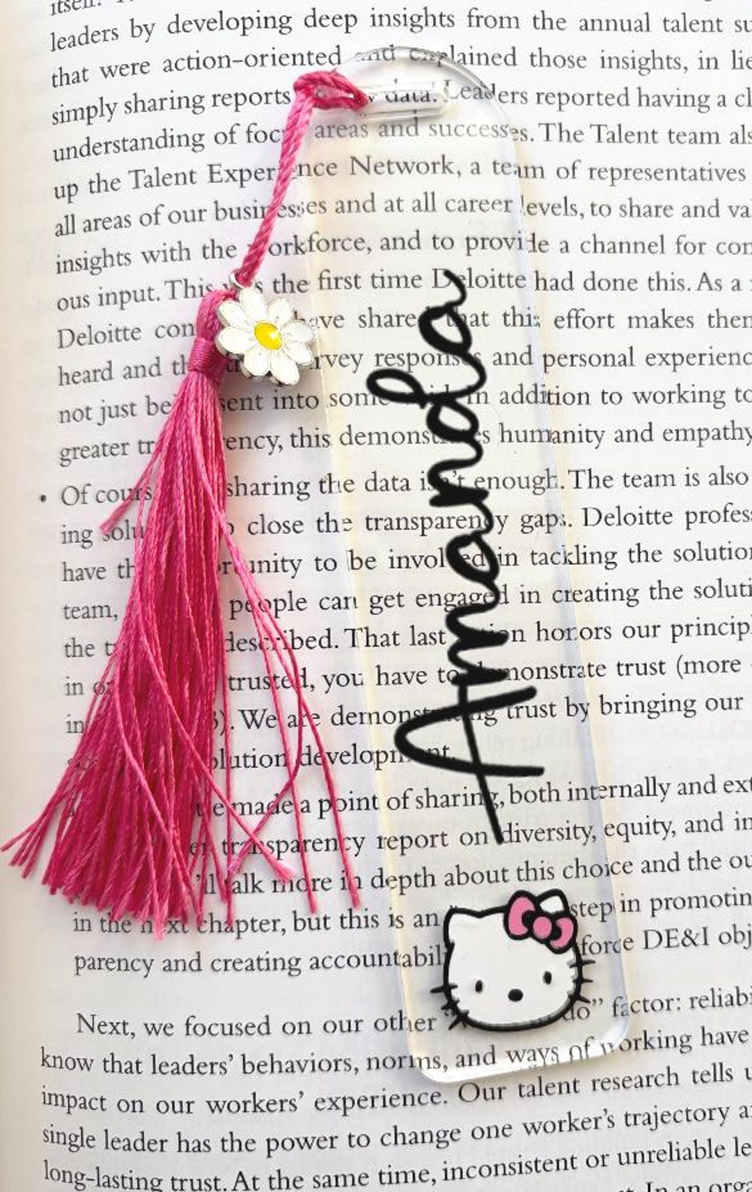 Cat Kitty Charm Bookmark, Anime Bookmark, Teen Bookmark, Kids Bookmark ...