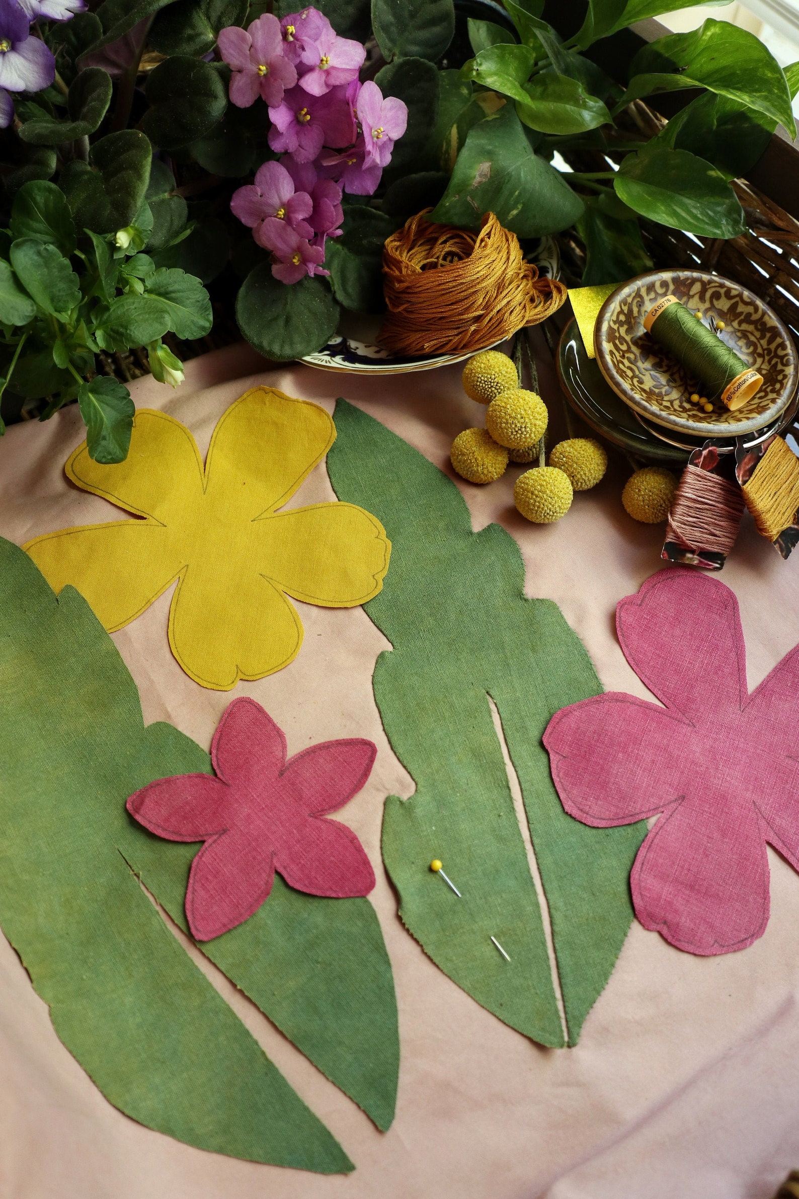 FLORA Template Set Effortless Needle Turn Appliqué Ebook - Etsy