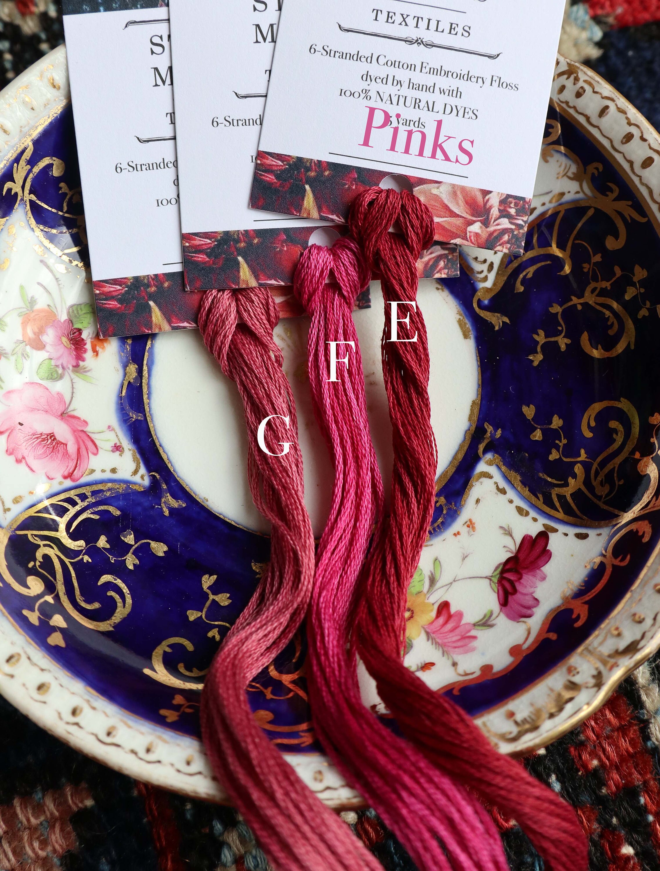 PLANT DYED Embroidery Floss SINGLES // Naturally Dye High - Etsy