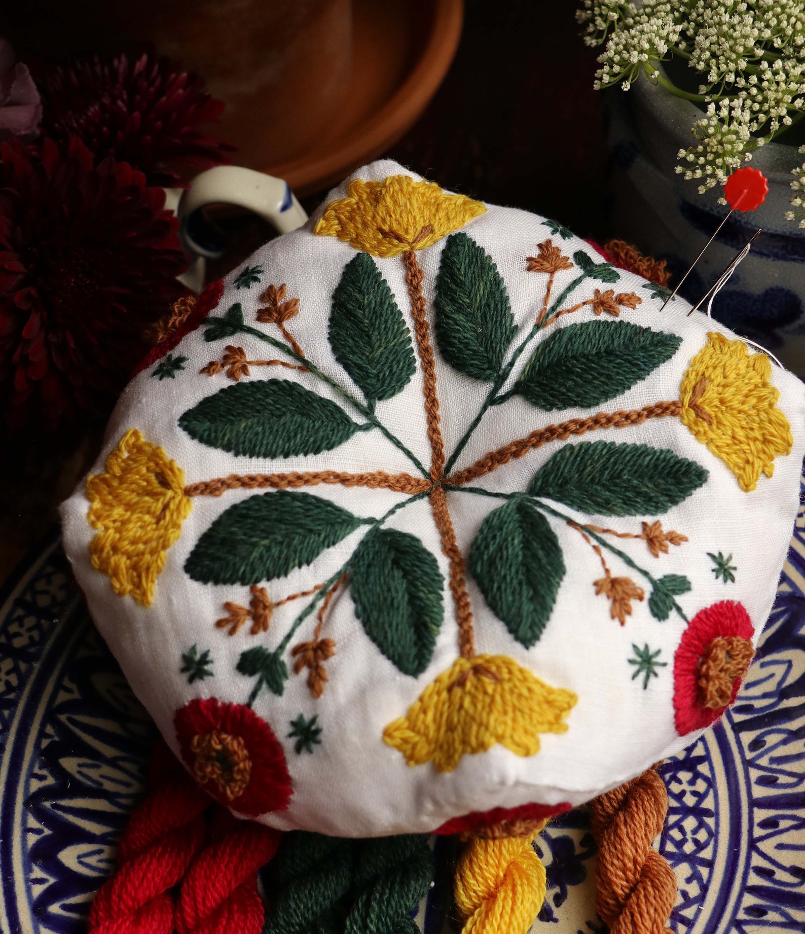 DIGITAL PDF Pattern 'introduction to Wool Embroidery' - Etsy