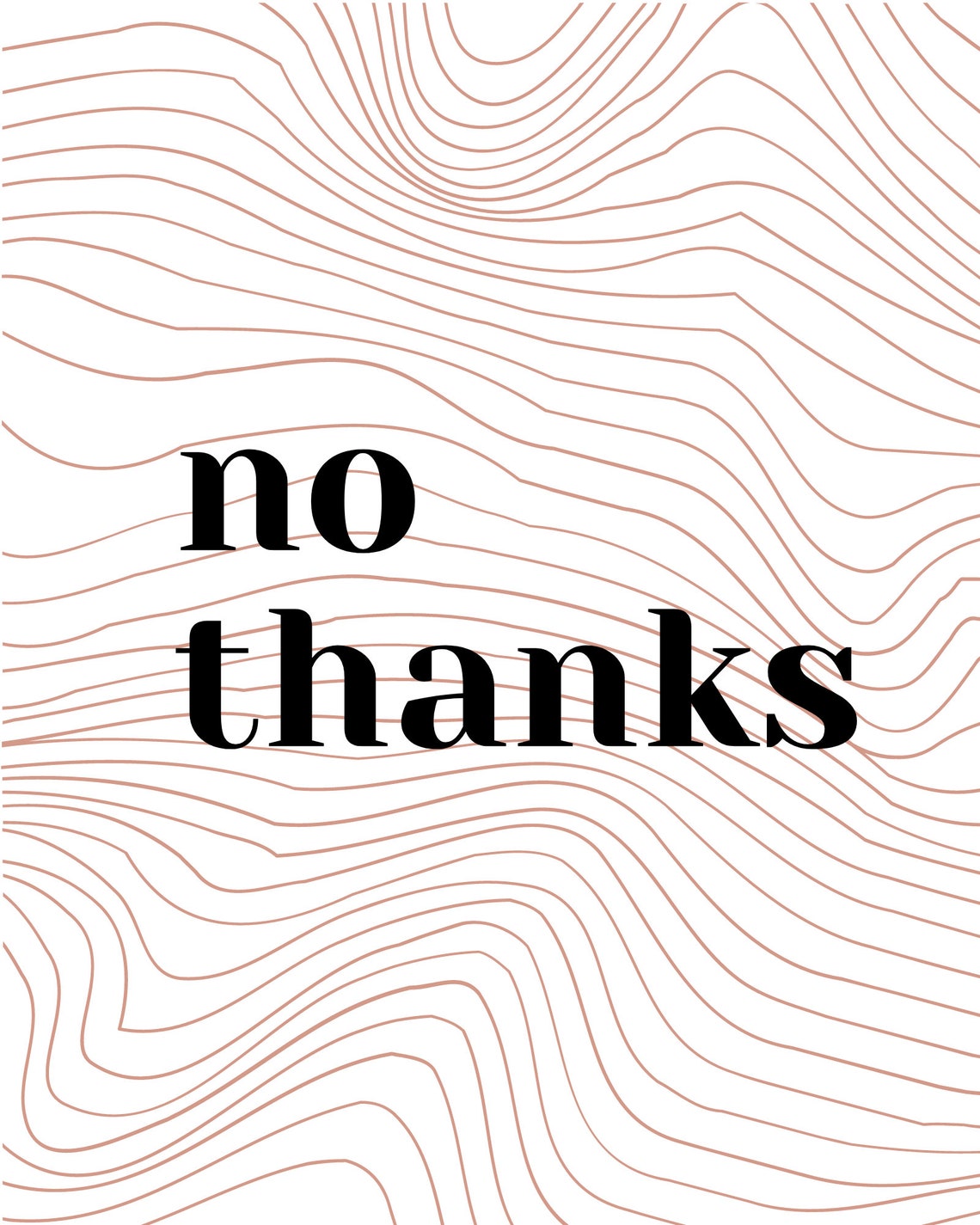 Non merci wall art imprimable - Etsy France