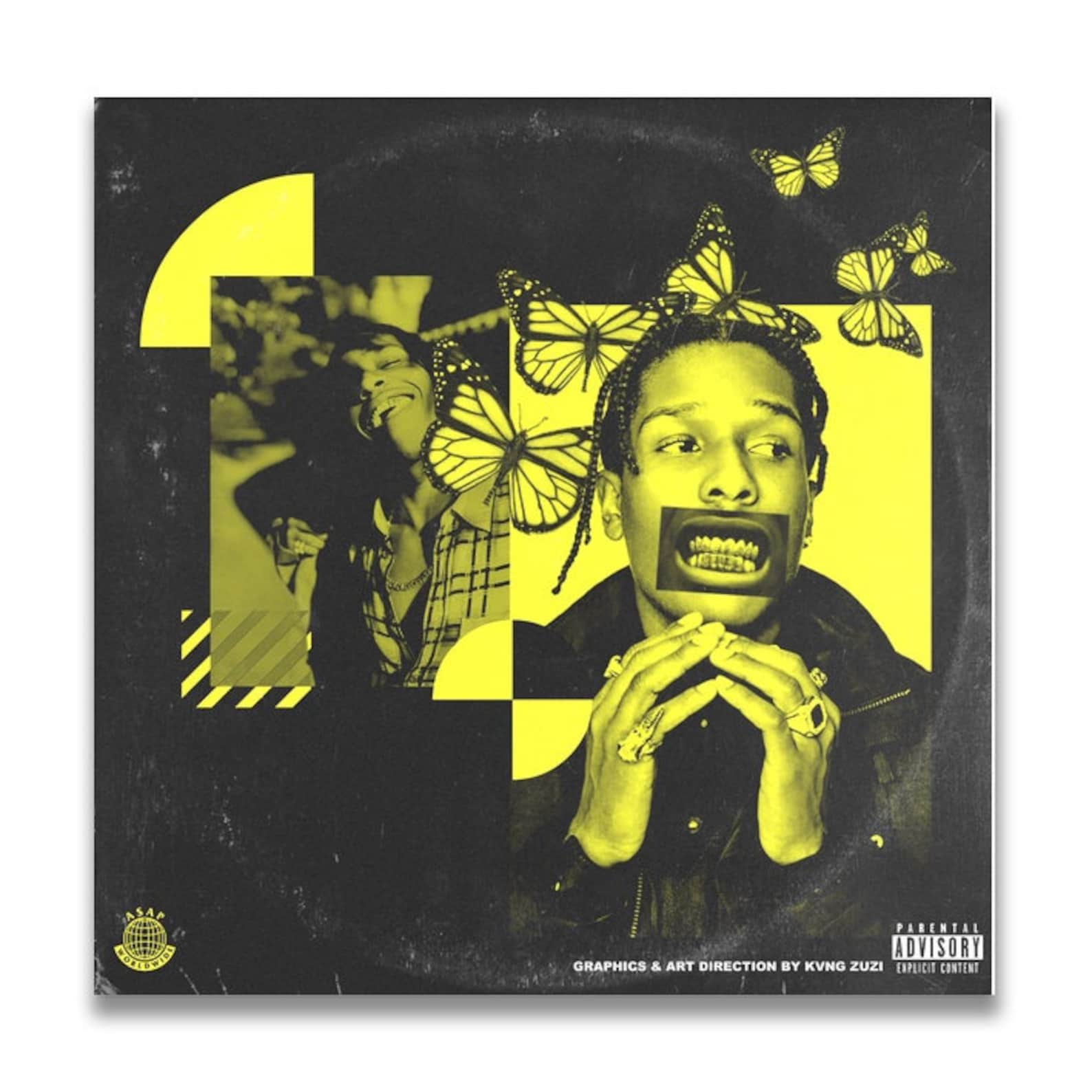 Asap Rocky testing music album cover Canvas poster | Etsy