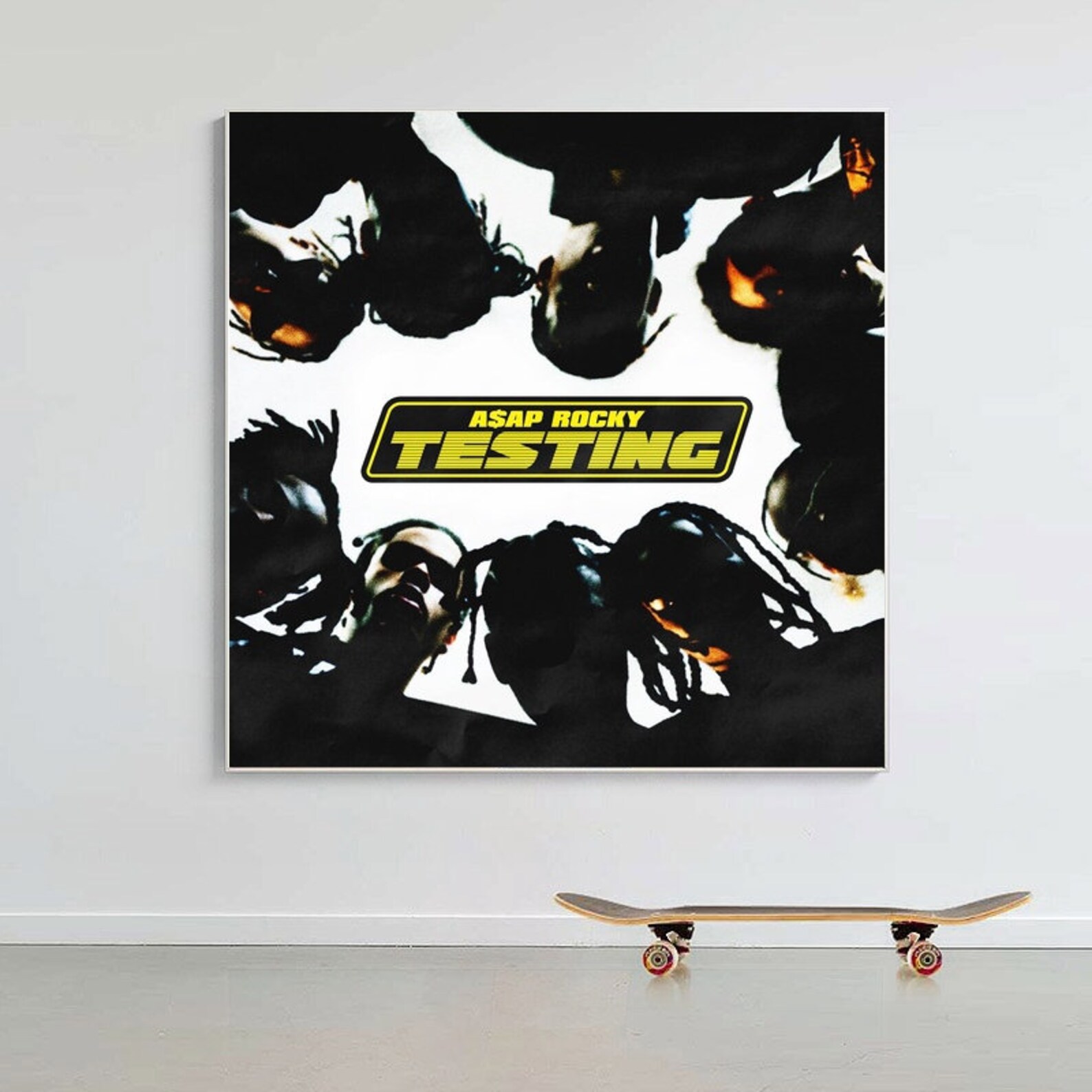 Asap Rocky Testing Music Album Cover Canvas Poster | Etsy