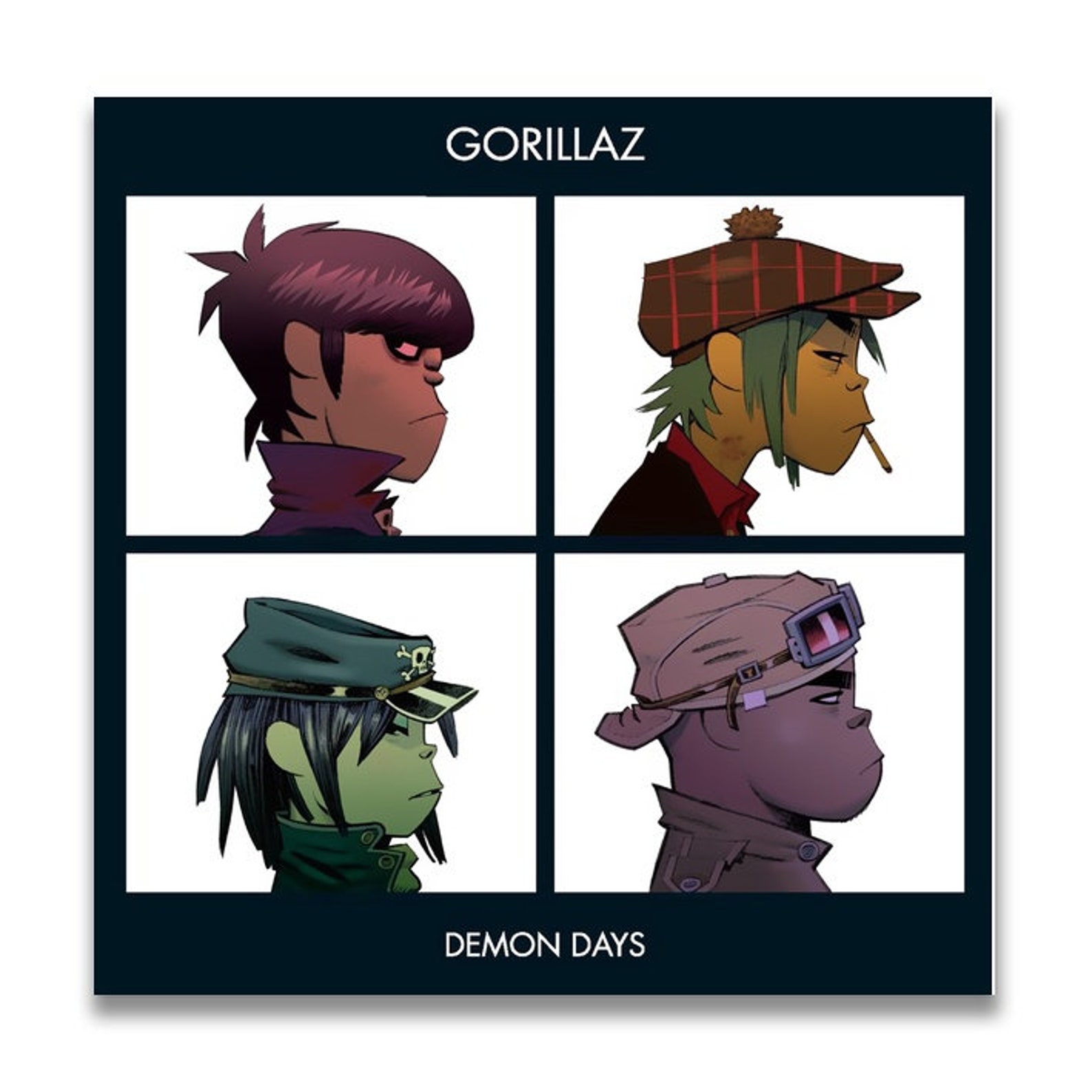 Gorillaz Demon Days music album cover Canvas poster | Etsy