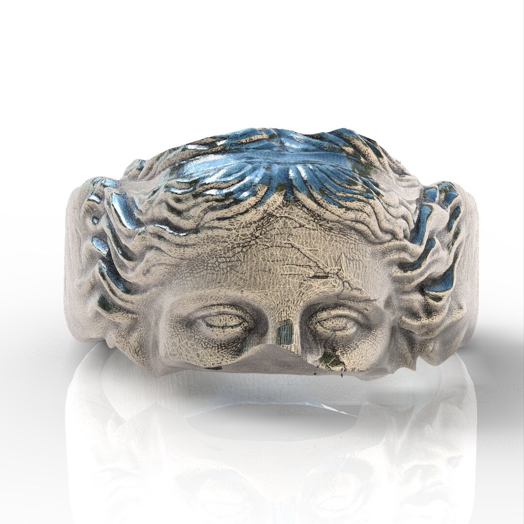 Broken Venus De Milo 925 Silver Ring, Art Design Men's Ring Jewelry ...