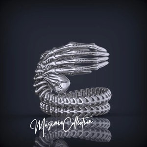 Original Facehugger Scifi Ring Guaranteed Sterling Silver 925 Alien ...