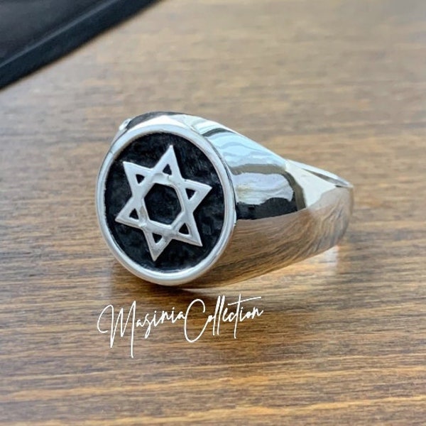 Star of David Ring - Etsy
