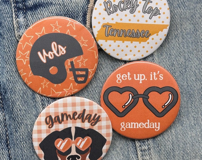 UT Gameday Buttons - Etsy