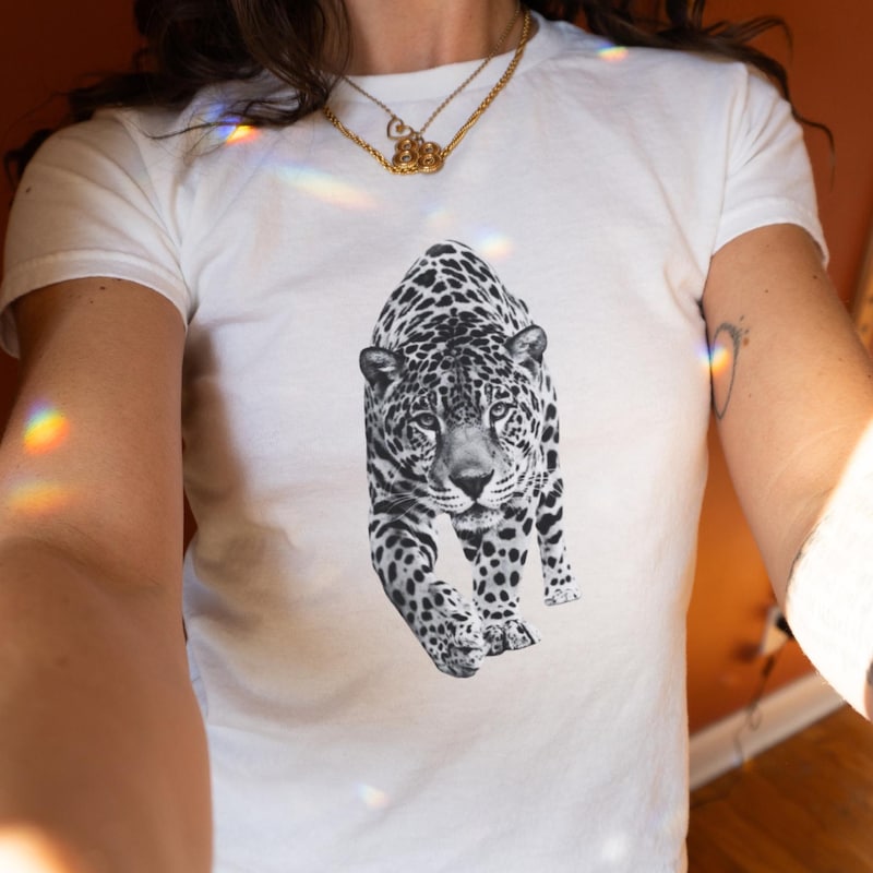 Y2k Leopard Print Tops - Etsy