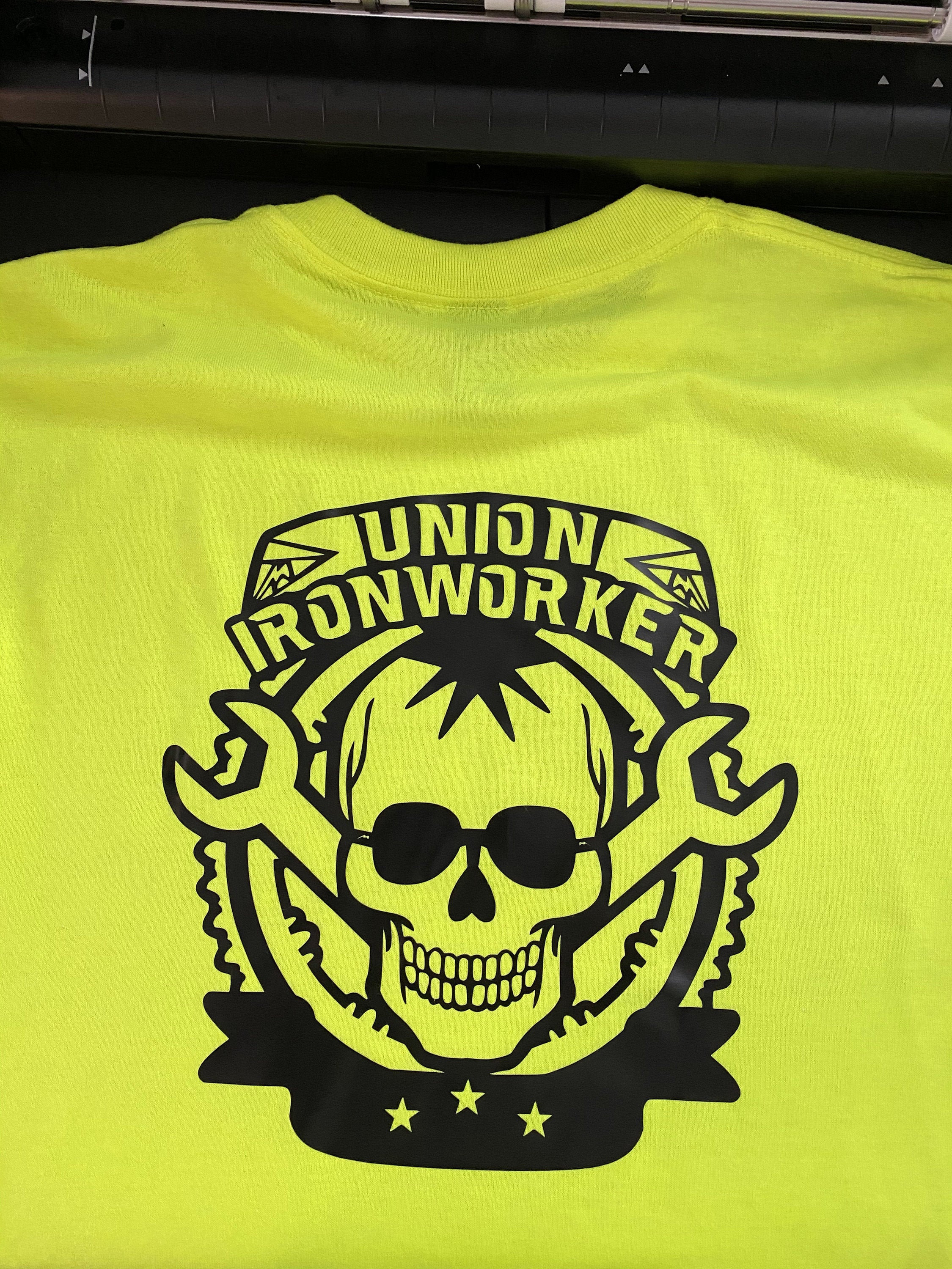 Custom Ironworkers T Shirt Handmade Union Ironworker Shirt | Etsy