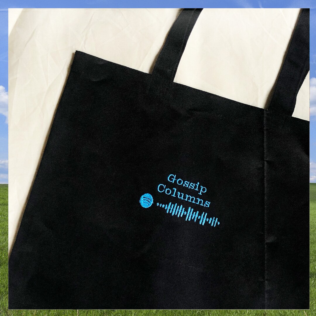 Custom Spotify Code Song Personalized Tote Bags With Pocket - Etsy