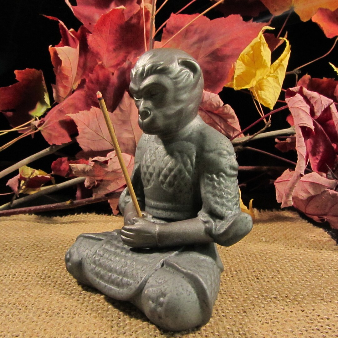 A Ceramic Sun Wukong Monkey God King for Good Luck Home Ornament ...