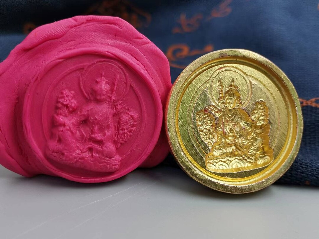 Mini Nepal Buddha Statue Copper Mold Tibet Buddhism Temple Wipe ...