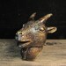 Vintage Copper Goat Head Statue Figurine Collection Huge - Etsy