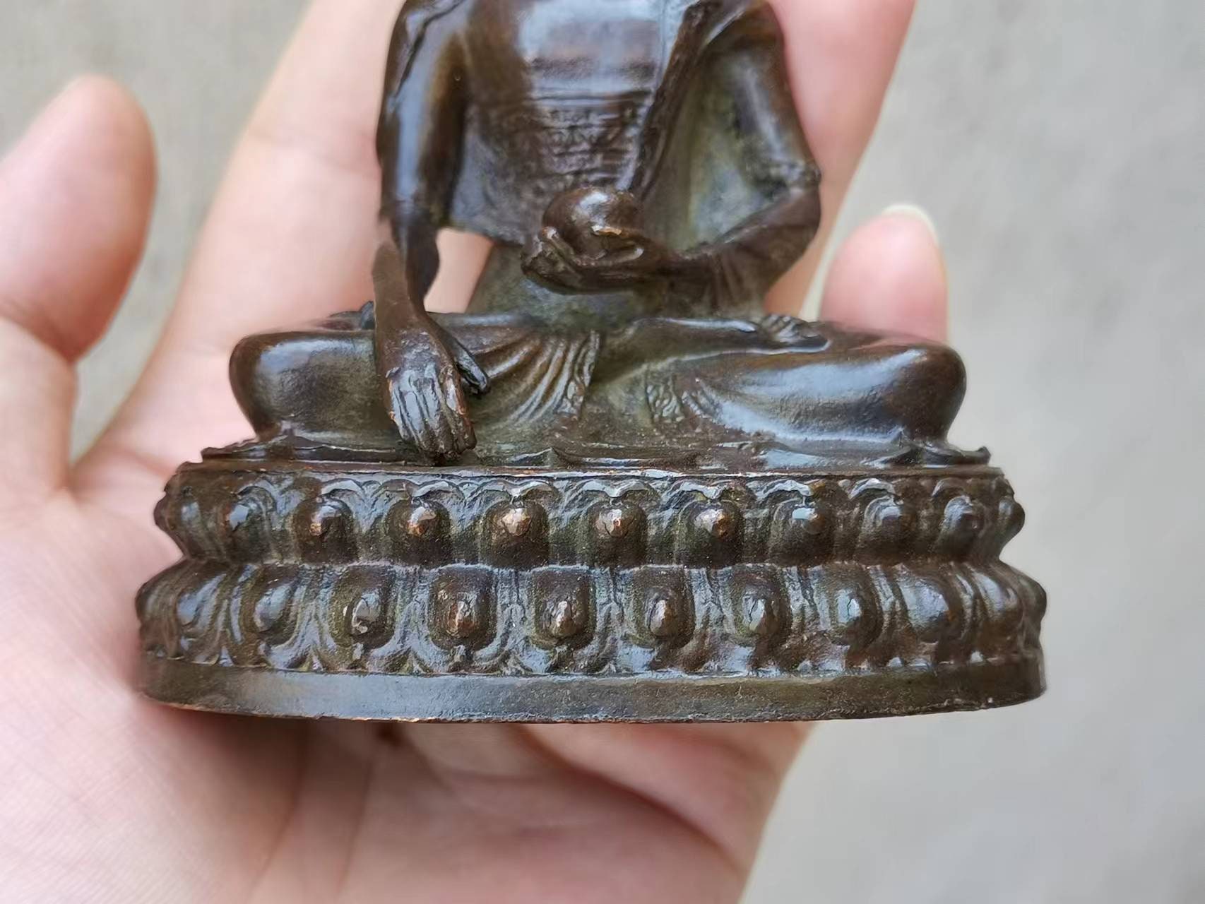Tibet Buddha Statue, Copper Budha Idol Shakyamuni Fengshui Zen Buddhism ...
