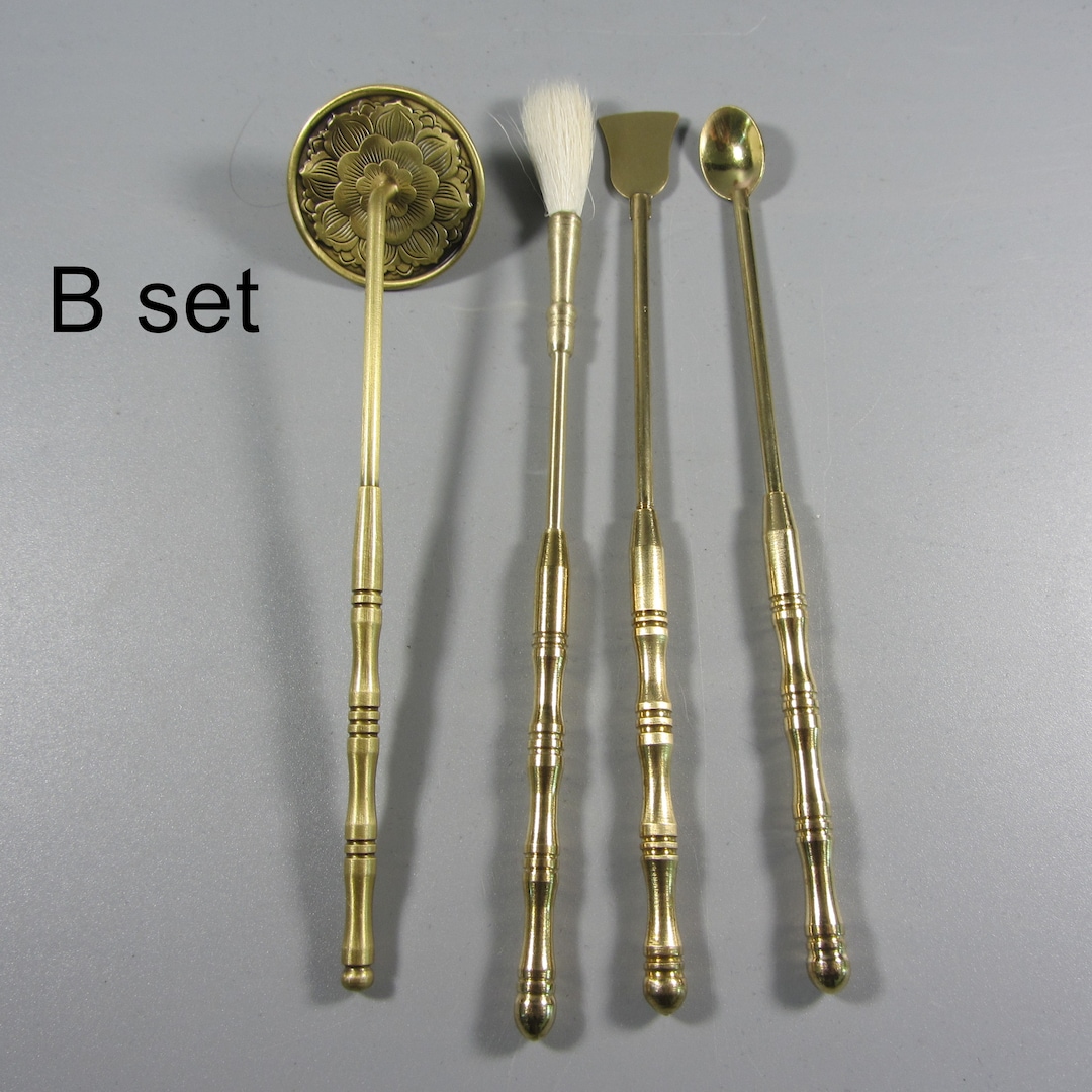 Brass Incense Burner DIY Incense Seal Mold Tools Kit Set for Home ...
