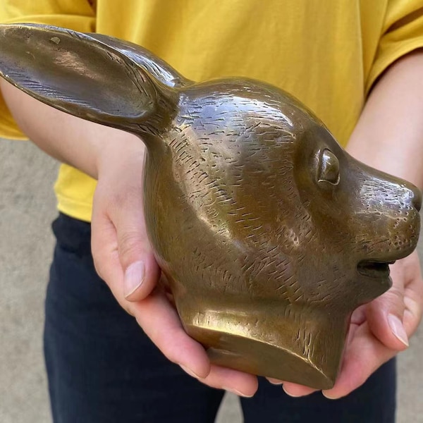 Rabbit Bust - Etsy