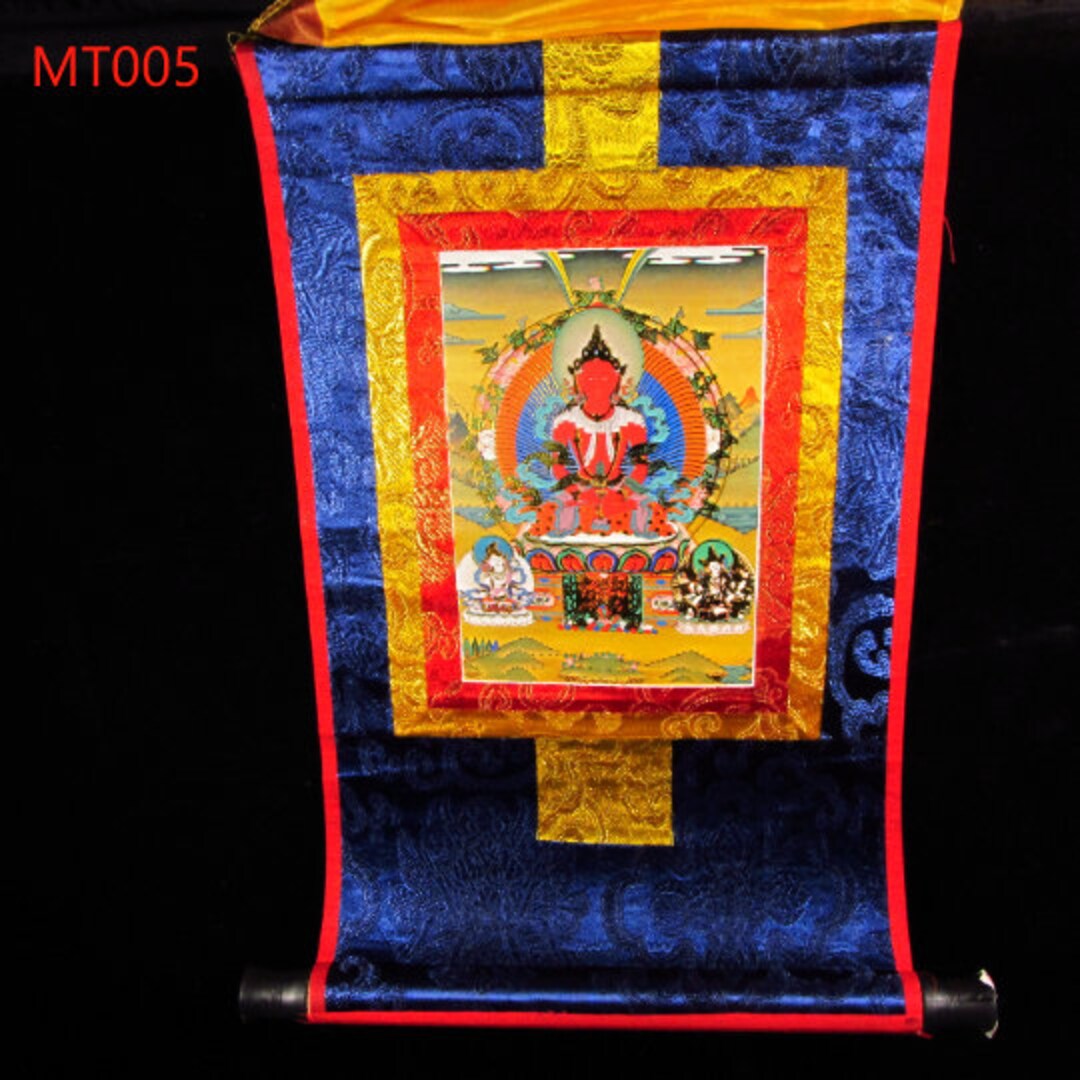 Buddha Thangka Hand Painted Shakyamuni Thangka-gautama Tibetan Wall ...