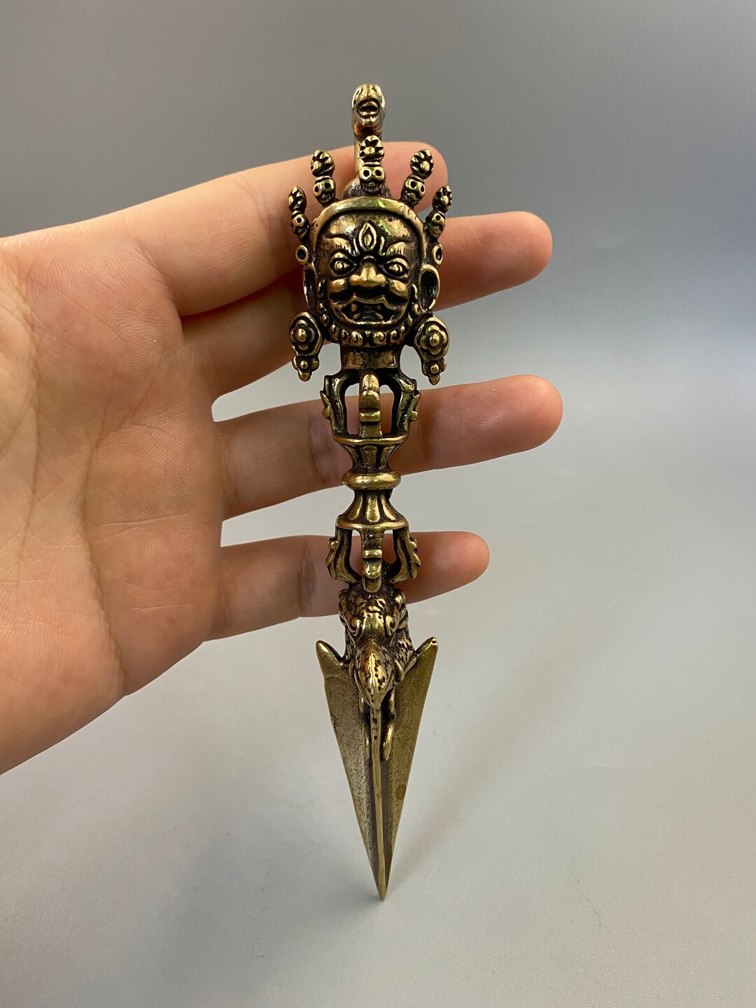 6 Tibet Lhasa Godhead Gandhanra Pure Copper Magic Pestle - Etsy