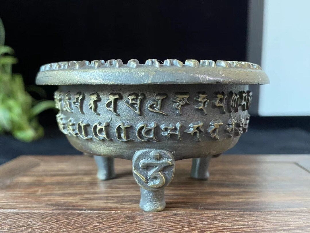 Tibet Copper Incense Burner Copper Censer Incense Holder Home Tea ...
