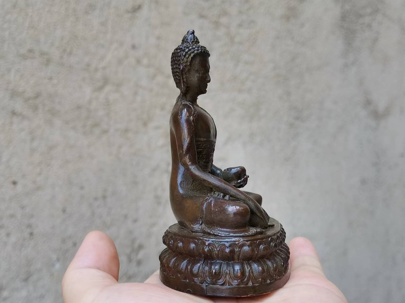 Tibet Buddha Statue, Copper Budha Idol Shakyamuni Fengshui Zen Buddhism ...