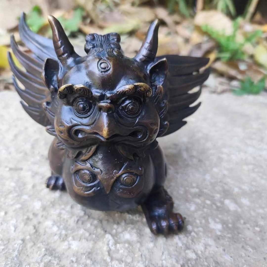 M870 Offering Buddhist Spread Wings Dapeng Bird Statue, Protection ...