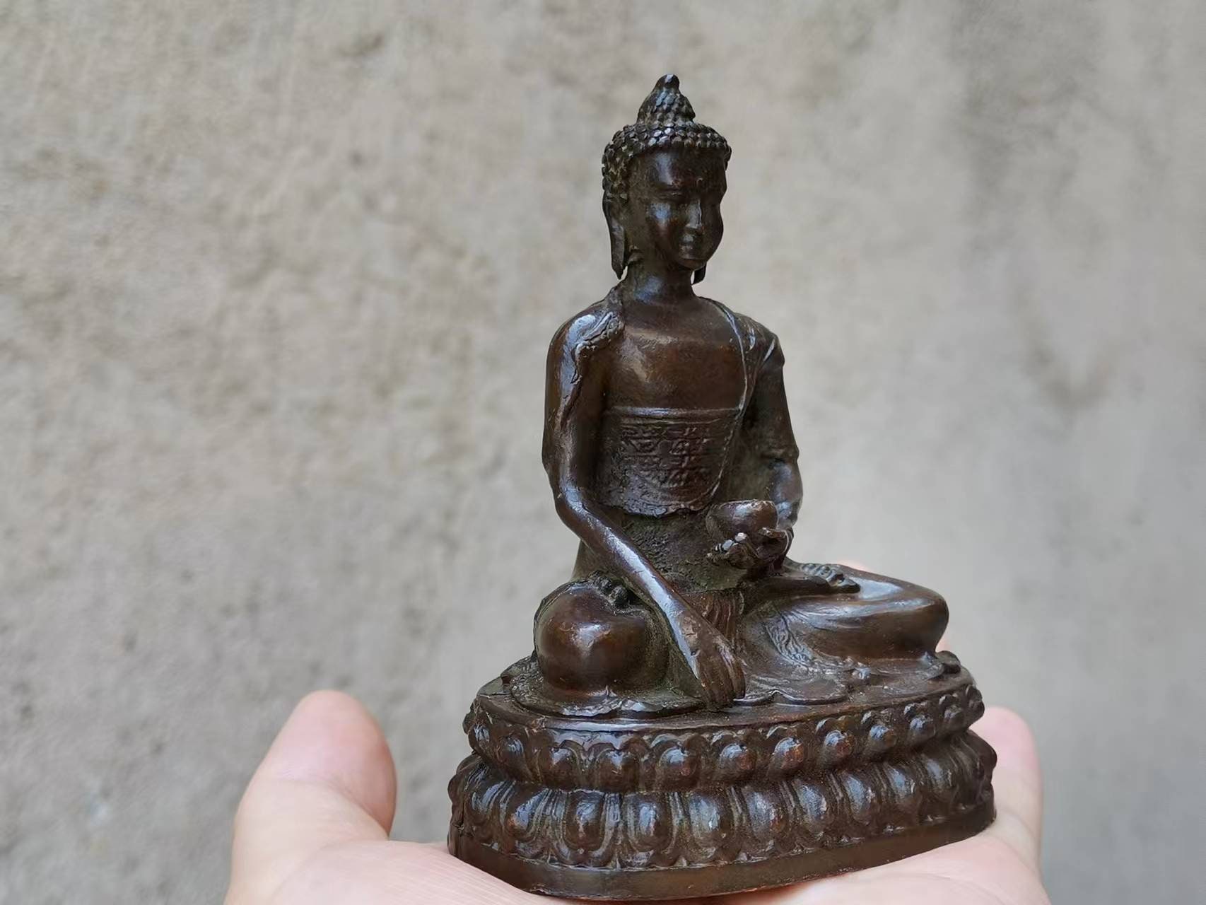 Tibet Buddha Statue, Copper Budha Idol Shakyamuni Fengshui Zen Buddhism ...